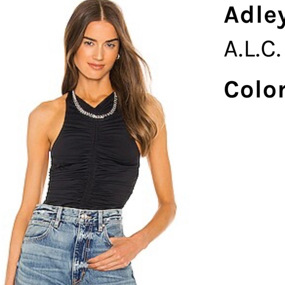 A.L.C. | Tops | Alc Adley Top In Black | Poshmark
